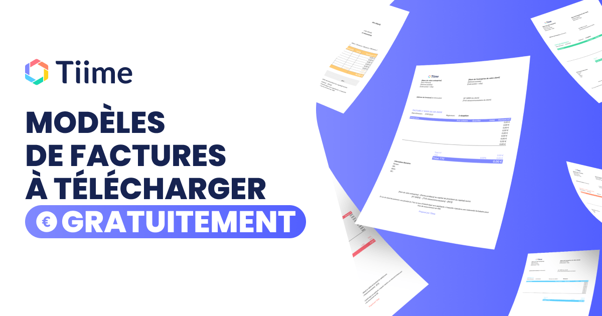 Tiime - Modèles de factures à télécharger gratuitement